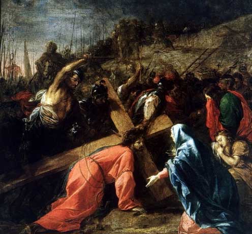 Jesus Christ With Lamb On Shoulders